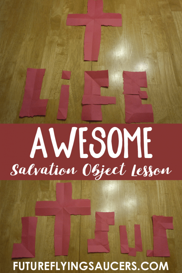 Salvation Object Lesson for Kids | Easy Paper Tear Gospel Activity