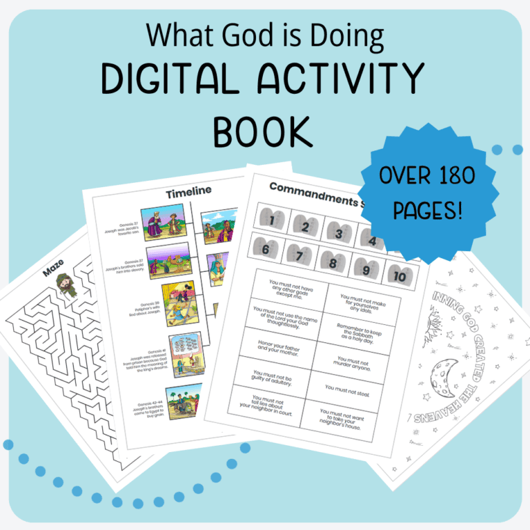 What God is Doing Activity Book - FutureFlyingSaucers Object Lessons